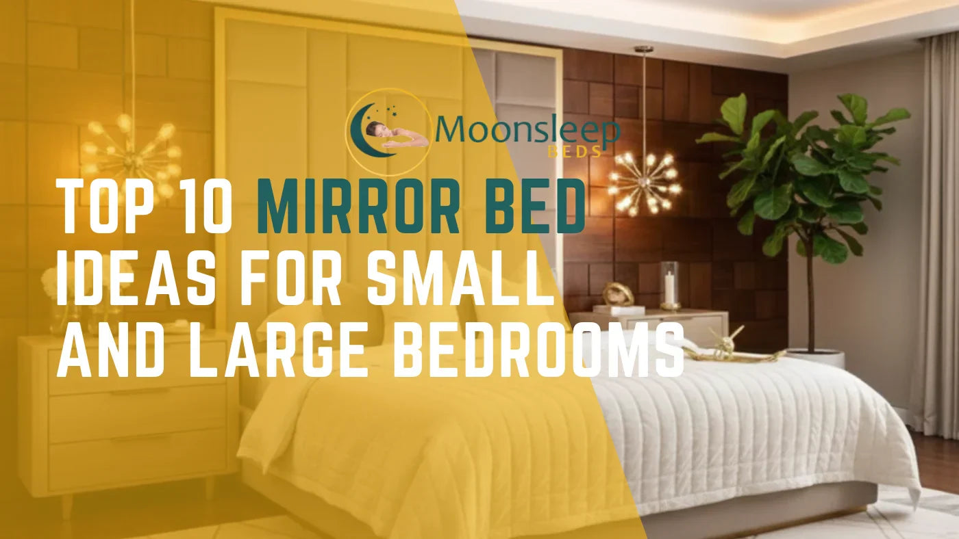 Top 10 Mirror Bed Ideas for Small and Large Bedrooms – Moon Sleep ...